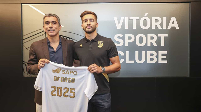Vitória SC renova com defesa Afonso Freitas até 2025 • Terras do Homem