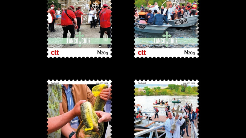 CTT lançam selos alusivos à Tradição Pascal do Lanço da Cruz • Terras ...